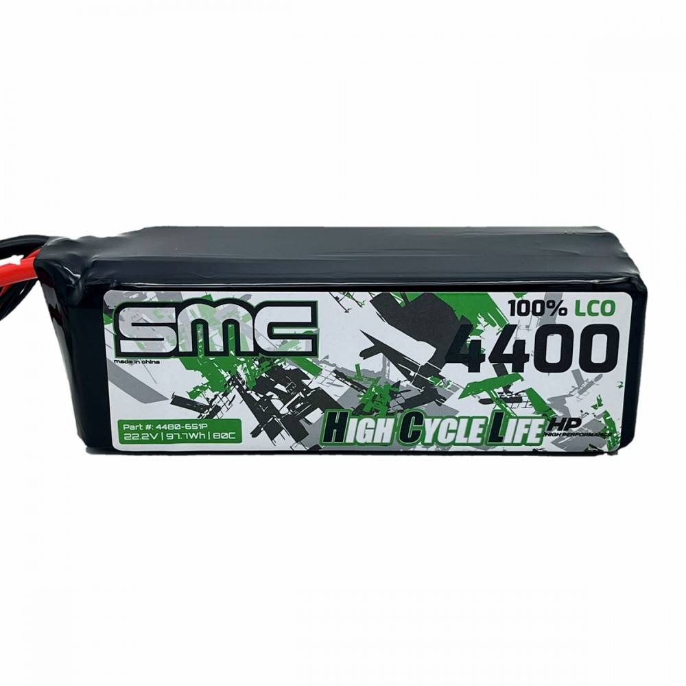 SMC 6S 4400mAh 22.2V 80C Flight HCL-HP EC5