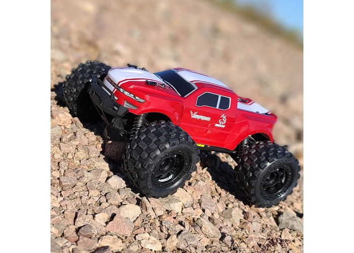 Redcat Volcano-16 1/16 Scale Brushed Monster Truck Rojo