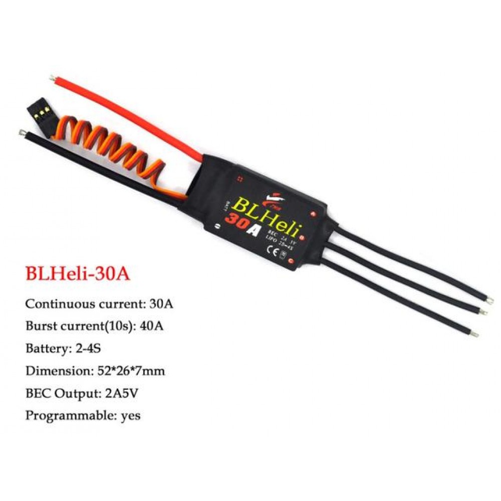 BLHeli 30A 2-4S ESC BEC 2A/5V